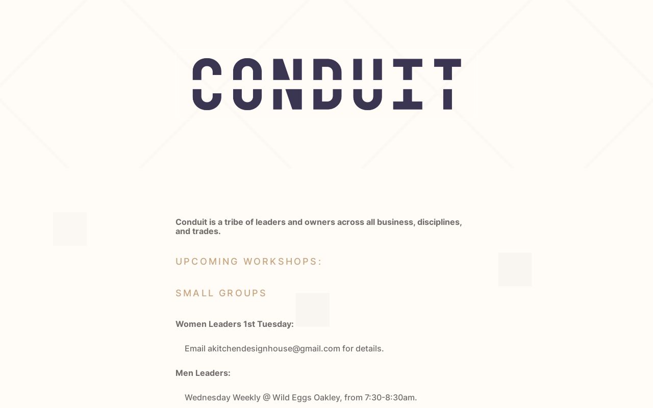 Conduit Landing Page